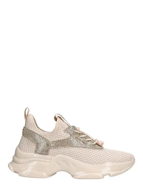 Steve Madden Match-re Knitted Trainers - Beige
