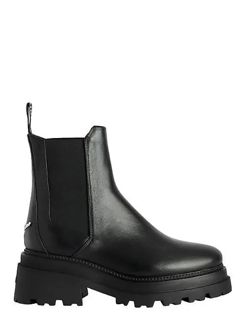 Zadig&Voltaire Ride Leather Chelsea Boots - Noir