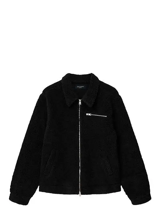 ALLSAINTS Otis Regular-fit Sherpa Jacket - Jet Black