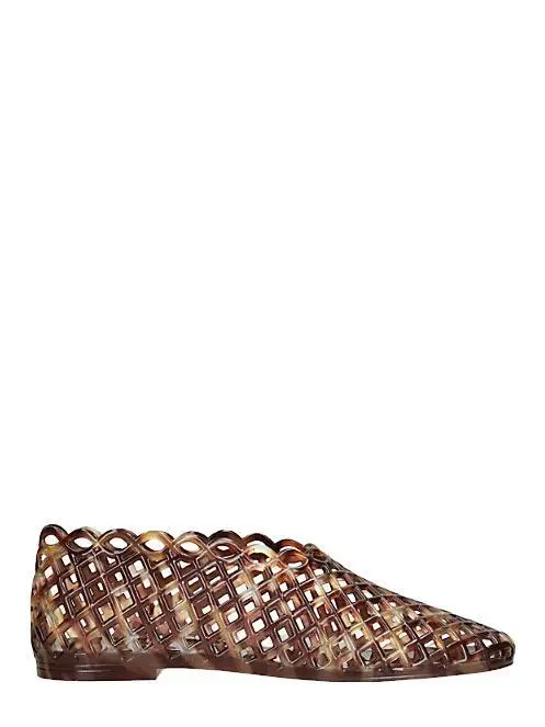 Steve Madden Grove 2 Tortoiseshell Woven Ballet Flats - Brown/oth