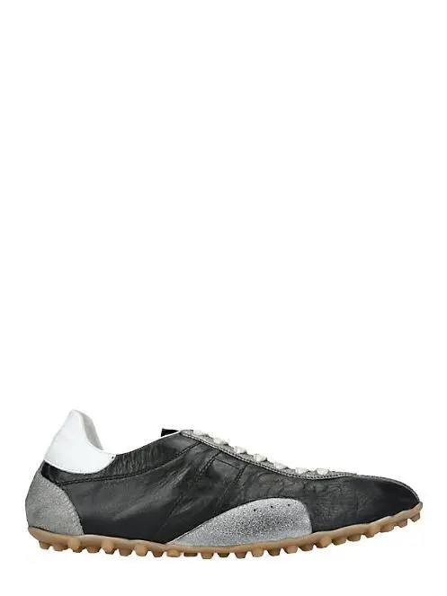 MAISON MARGIELA Sprinters Leather And Suede Trainers - Black/comb