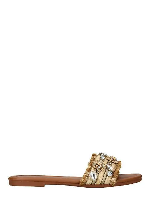 Steve Madden Hampton Woven Sandals - Gold