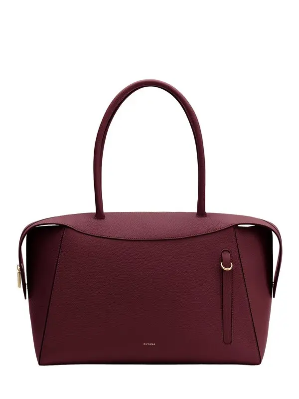 Cuyana Forma Bowler Bag - Cherry