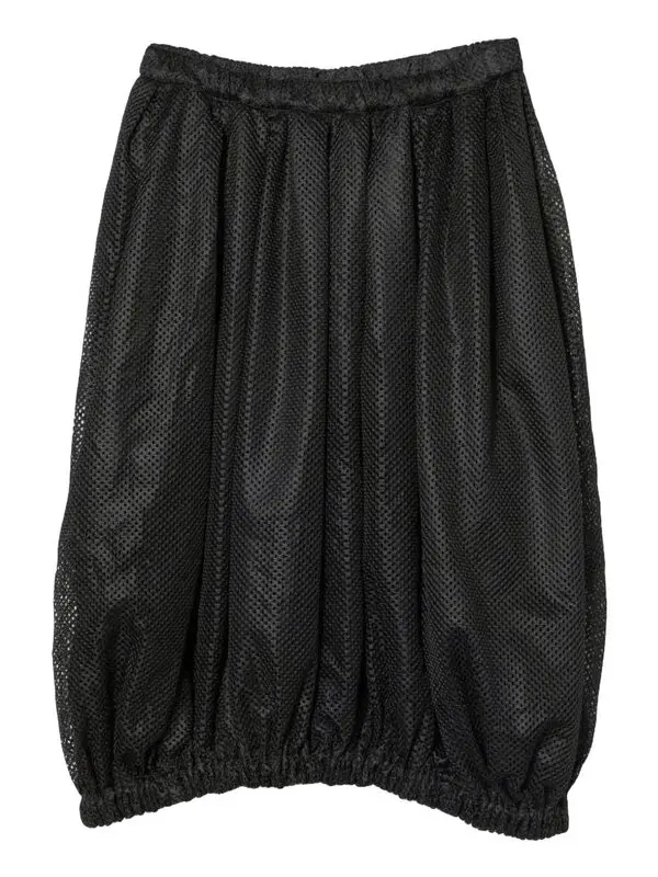 Comme Des Garçons Gathered Skirt - Black