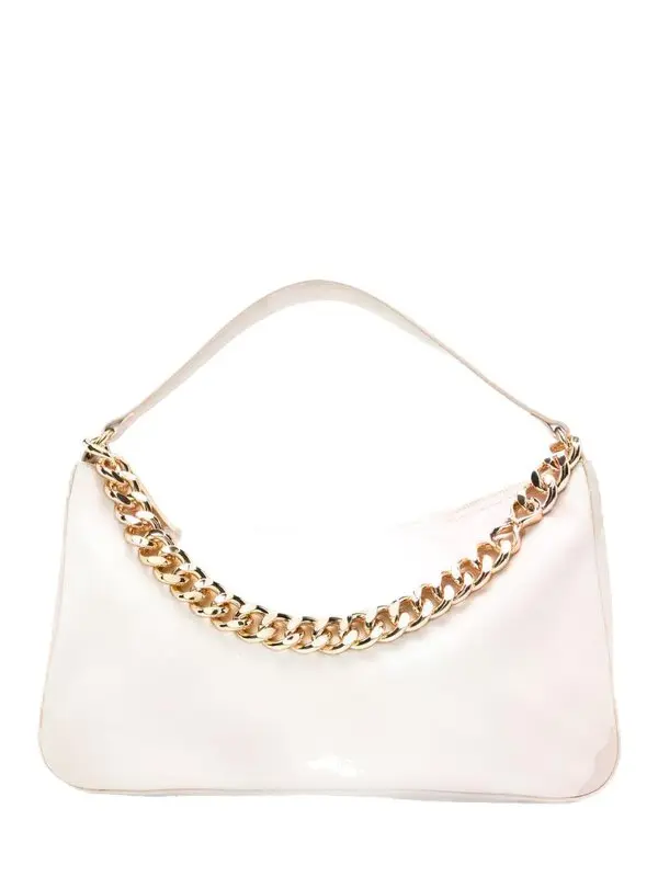 TWINSET Chain-detailed Shoulder Bag - Neutrals