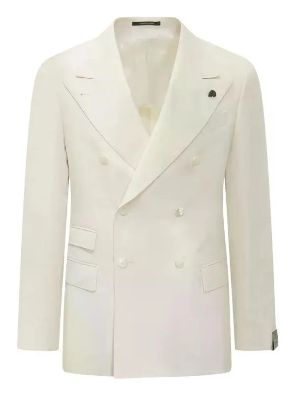 GABRIELE PASINI Double-breasted Flap Jacket - Neutrals