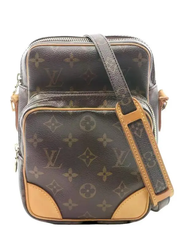 LOUIS VUITTON 2007 Monogram Leather Shoulder Bag - Brown