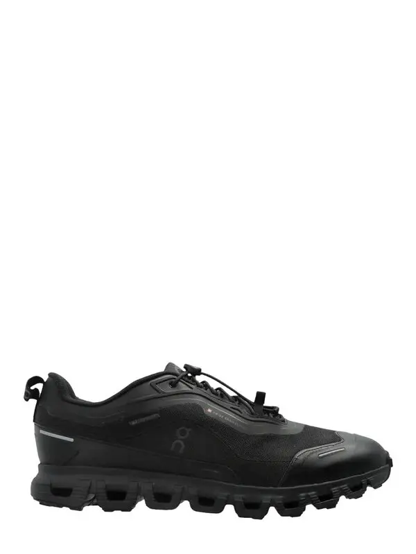 On Waterproof Lace-up Sneakers - Black