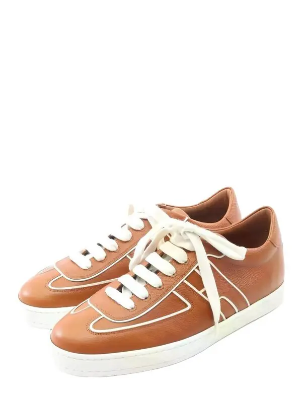 Hermès 2020s Boomerang Leather Sneakers - Brown