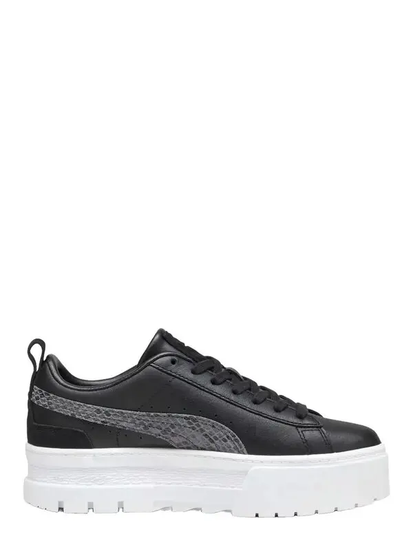 PUMA Mayze Lace-up Platform Sneakers - Black