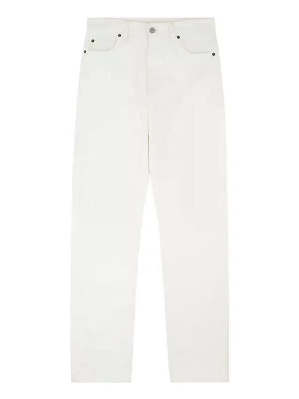 MAISON MARGIELA Cotton Straight-leg Jeans - White