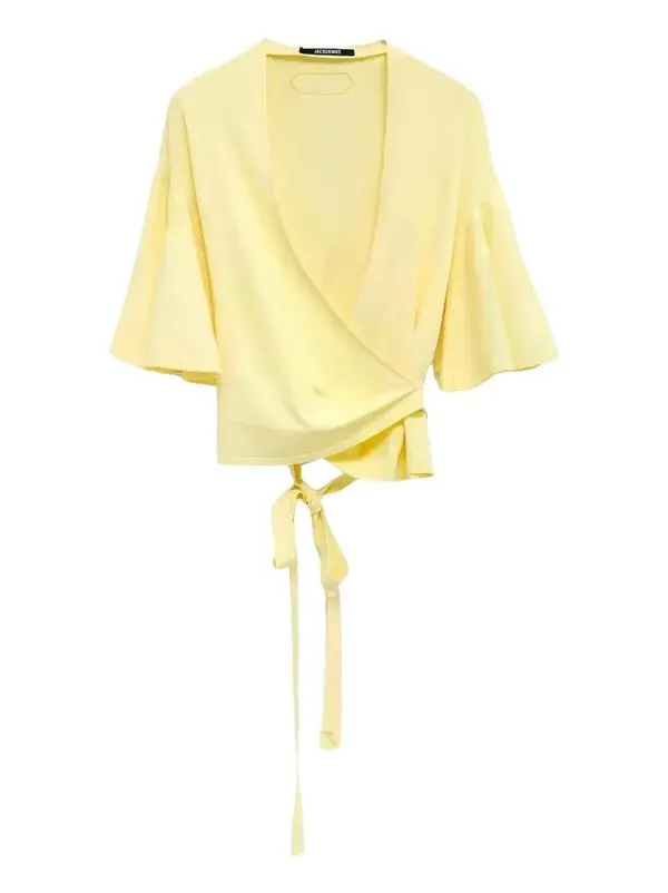 Jacquemus Paysan Tie Blouse - Yellow