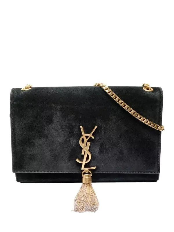 Saint Laurent Kate Shoulder Bag - Black