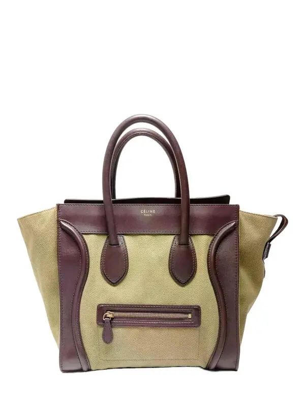 Celine Luggage Tote Bag - Green