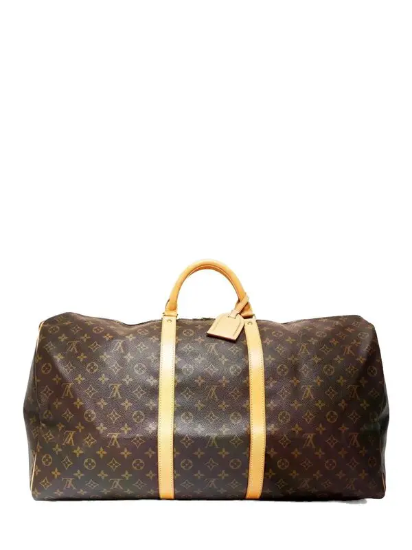 LOUIS VUITTON 1997 Monogram Boston Bag - Brown