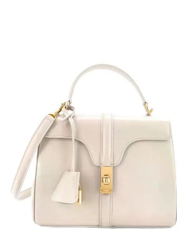Celine 16 Top Handle Satchel - Neutrals