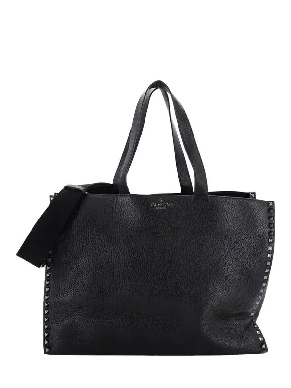 Valentino Garavani Rockstud Convertible Large Tote Bag - Black