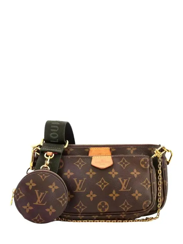 LOUIS VUITTON Multi Pochette Accessoires Monogram Canvas Crossbody Bag - Brown
