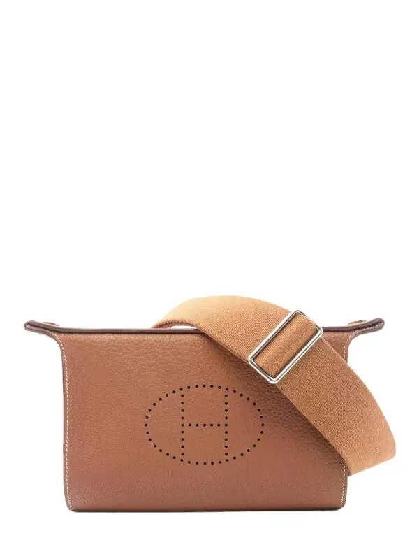 Hermès 2024 Togo Videpoches Crossbody Bag - Brown