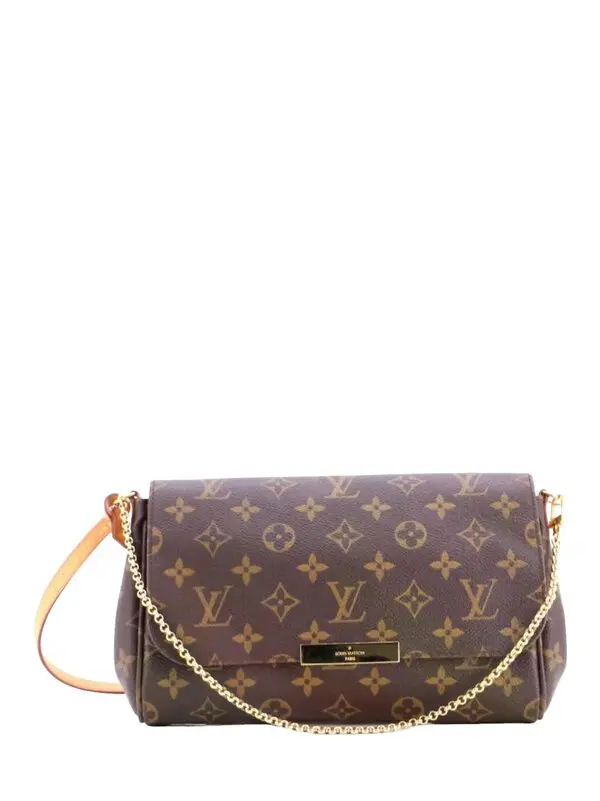 LOUIS VUITTON Favorite Handbag Monogram Canvas Mm - Brown