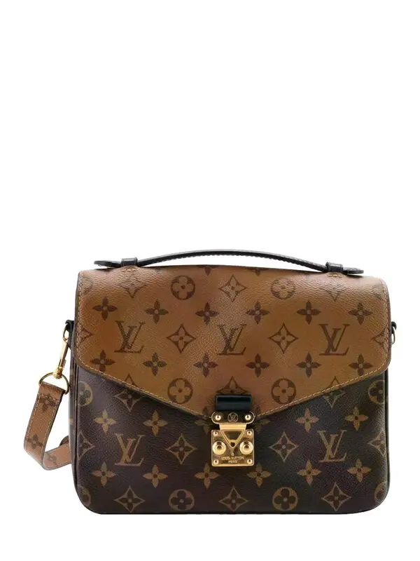 LOUIS VUITTON Pochette Metis Reverse Monogram Canvas Crossbody Bag - Brown