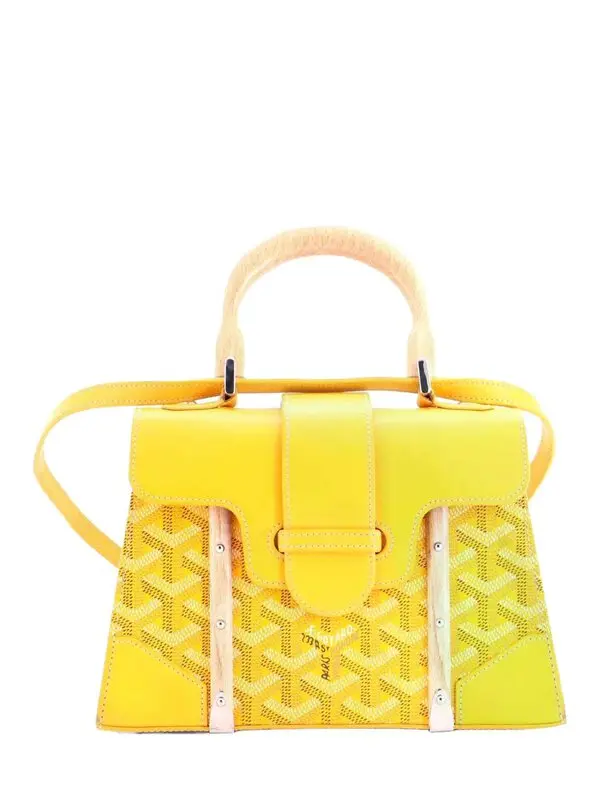 Goyard Structured Saigon Top Handle Mini Satchel - Yellow