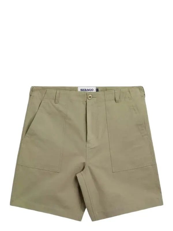 SEBAGO Milton Buttoned Shorts - Green
