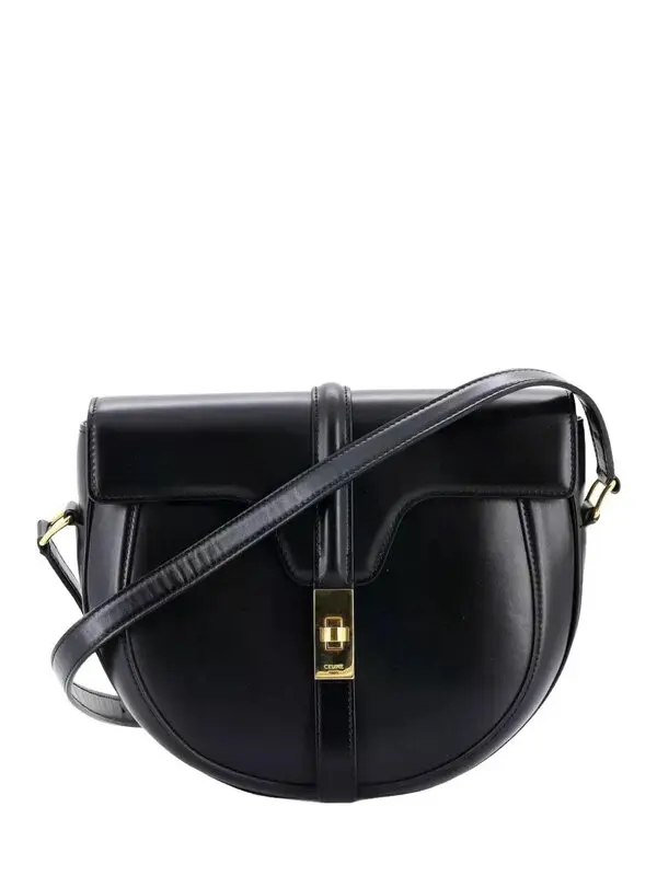 Celine Besace 16 Medium Crossbody Bag - Black
