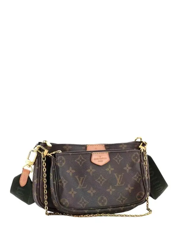 LOUIS VUITTON Multi Pochette Accessoires Monogram Canvas Crossbody Bag - Brown
