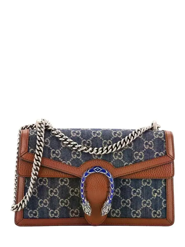 Gucci Dionysus Gg Denim Shoulder Bag - Blue