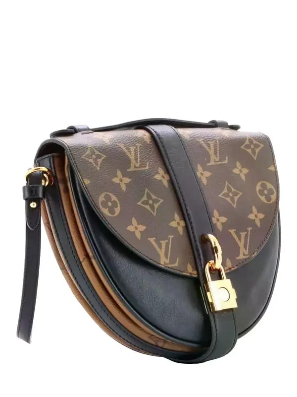 LOUIS VUITTON Chantilly Lock Crossbody Bag Monogram Canvas And Leather - Brown