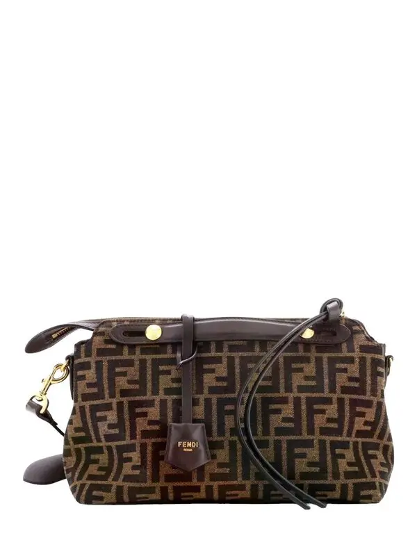 Fendi By The Way Zucca Canvas Satchel - Brown