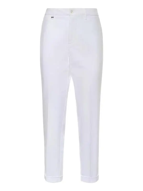 FAY Buttoned Trousers - White