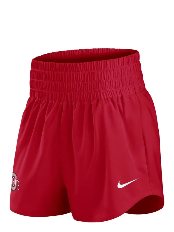 Nike Ohio State Primary Logo Dri-fit College Shorts - Red