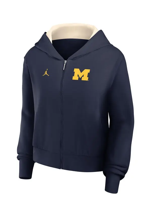 JORDAN Michigan Mantra Full-zip Hoodie - Blue
