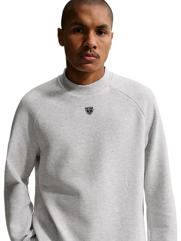 Nike Par Therma-fit Golf Crew-neck Top - Grey