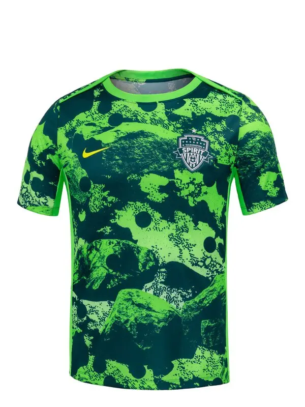 Nike Washington Spirit Nwsl Short-sleeve Pre-match Top - Green