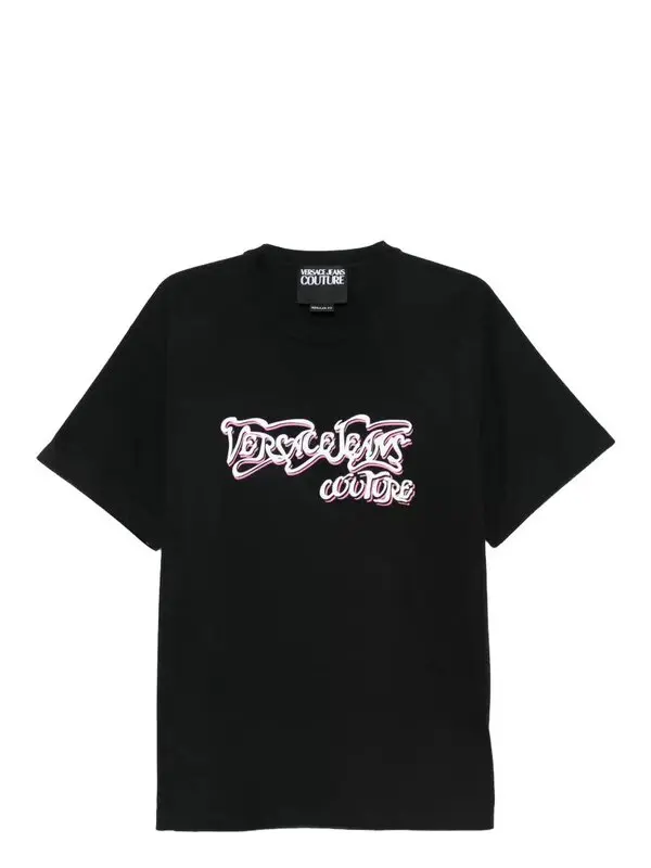 Versace Logo-print T-shirt - Black