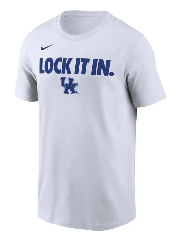 Nike Kentucky 2026 On-court Bench Dri-fit College T-shirt - White