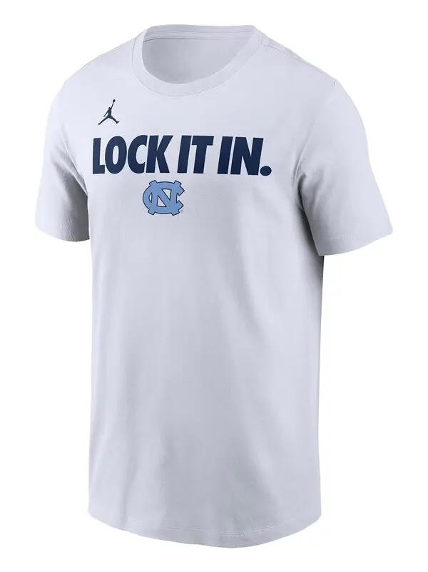 JORDAN North Carolina 2026 On-court Bench Dri-fit College T-shirt - White