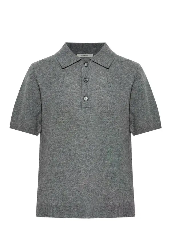 ENTIRE STUDIOS Short-sleeved Polo Shirt - Grey