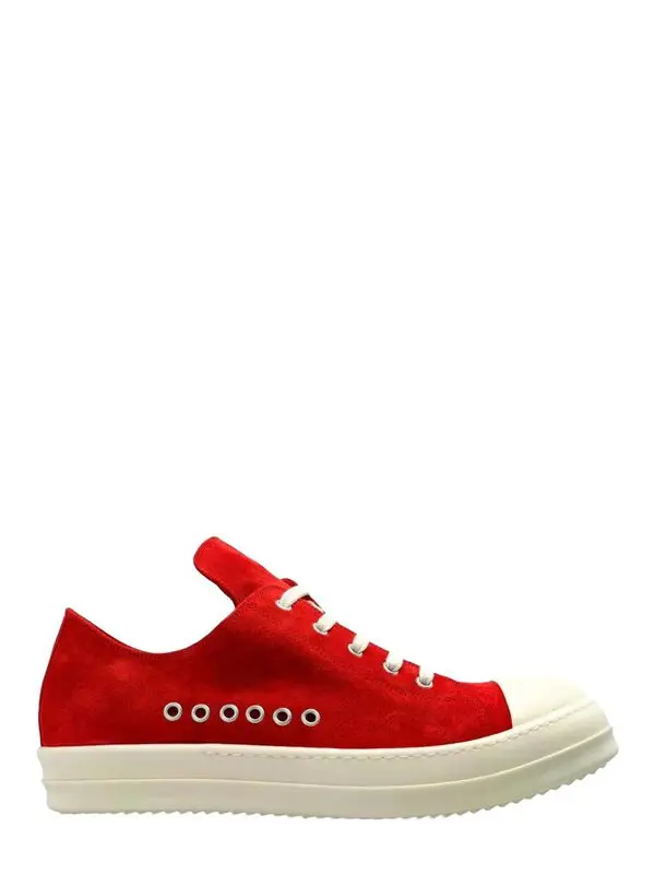 Rick Owens Extreme Low Sneakers - Red