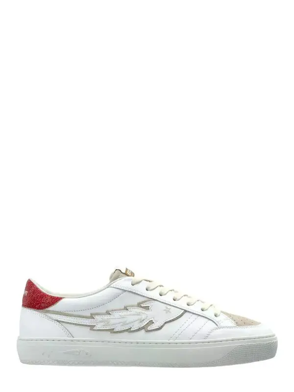 ENTERPRISE JAPAN Jupiter Rocket Wing-detail Sneakers - White