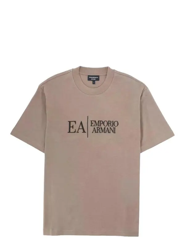Emporio Armani Round-neck T-shirt - Neutrals