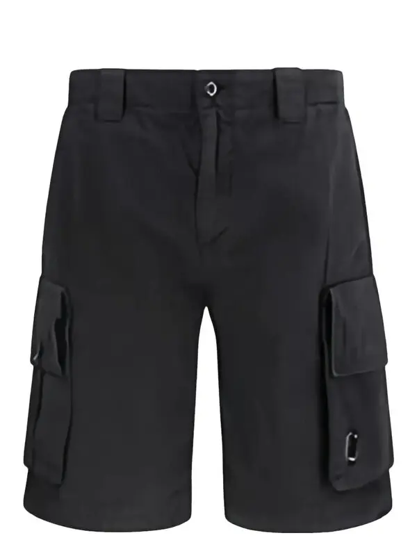 C.P. COMPANY Gabardine Cargo Shorts - Black