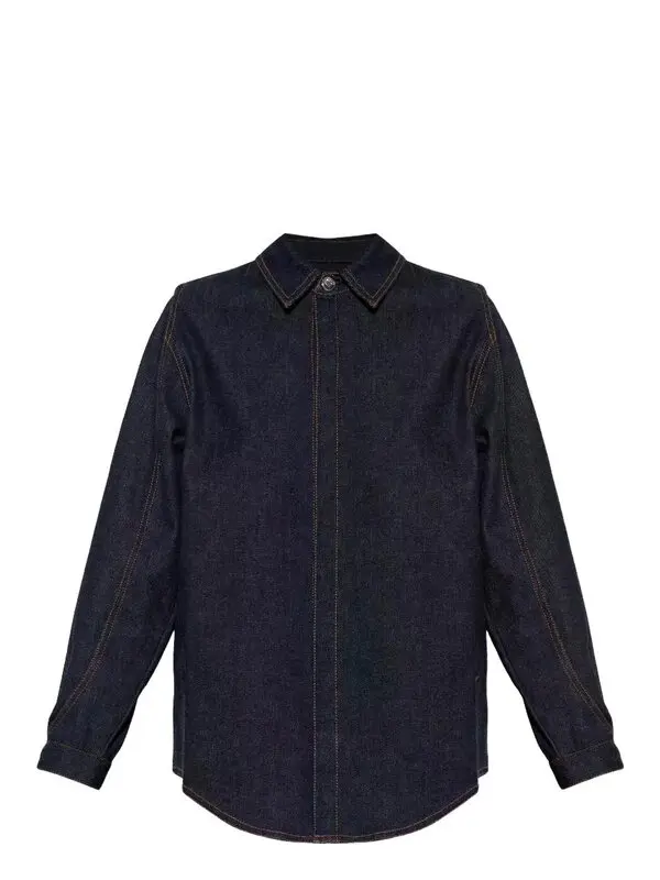 Jacquemus Long-sleeve Logo Shirt - Blue