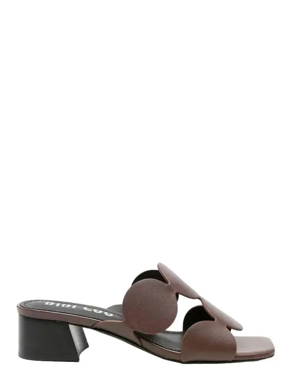 BIBI LOU Cut-out Mules - Brown