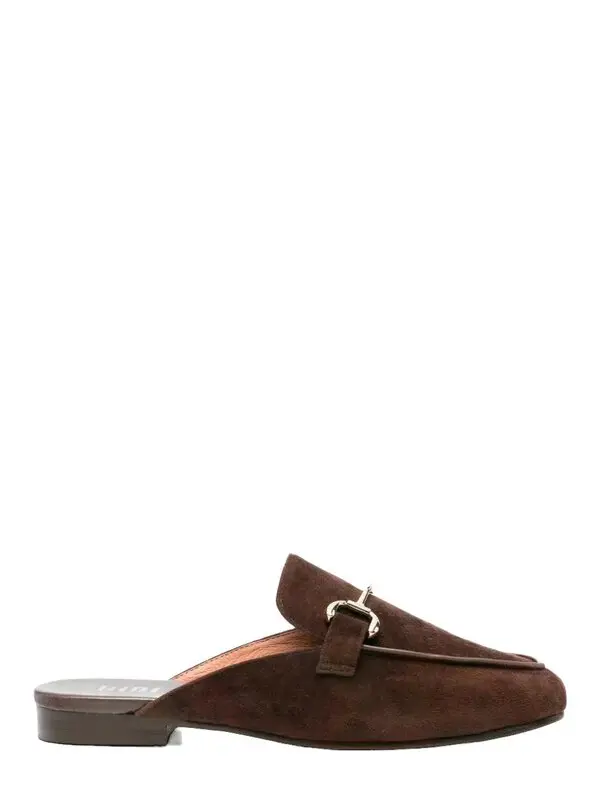 BIBI LOU Suede Mules - Brown
