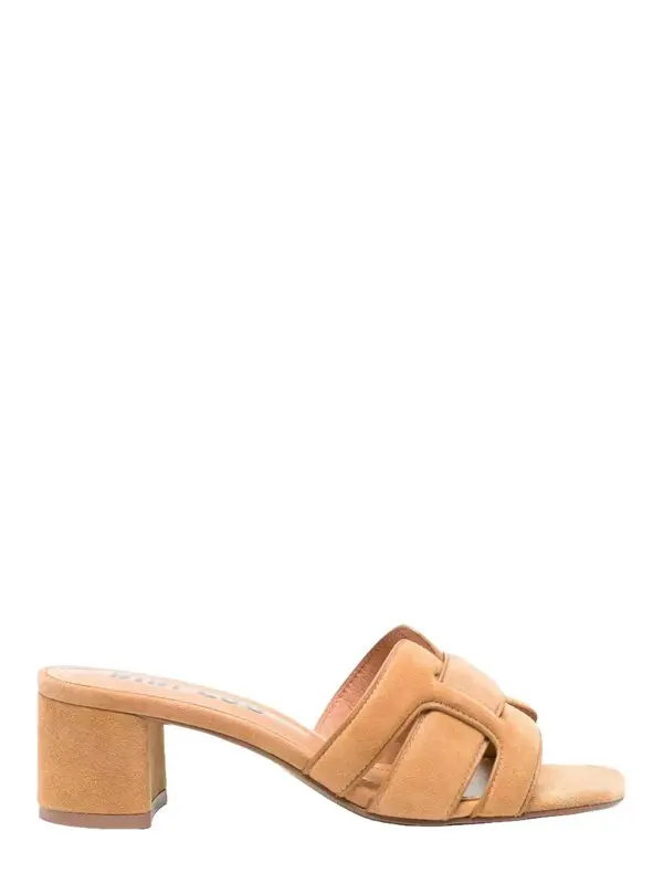 BIBI LOU Suede Mules - Brown
