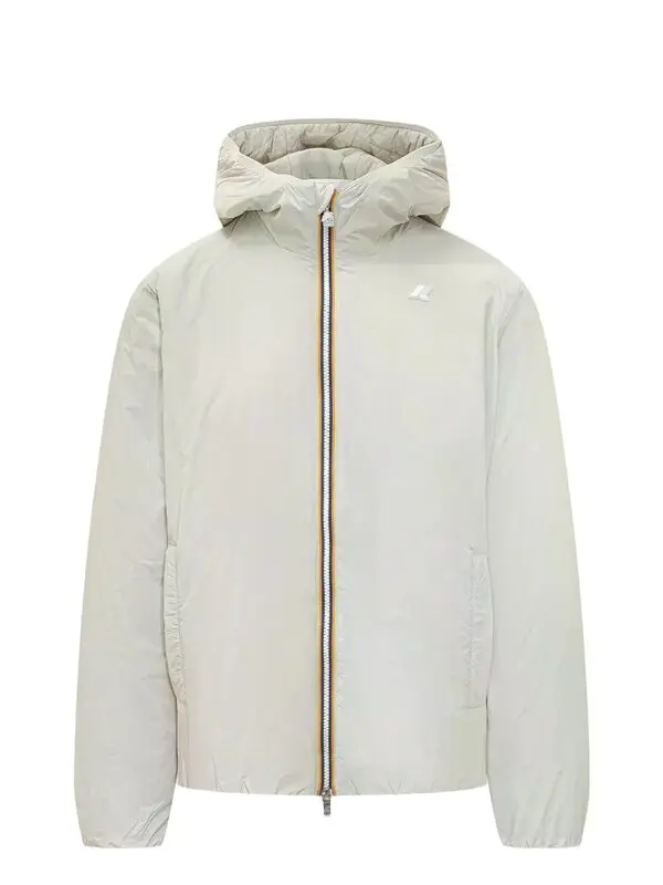 K-WAY Hooded Jacket - Neutrals